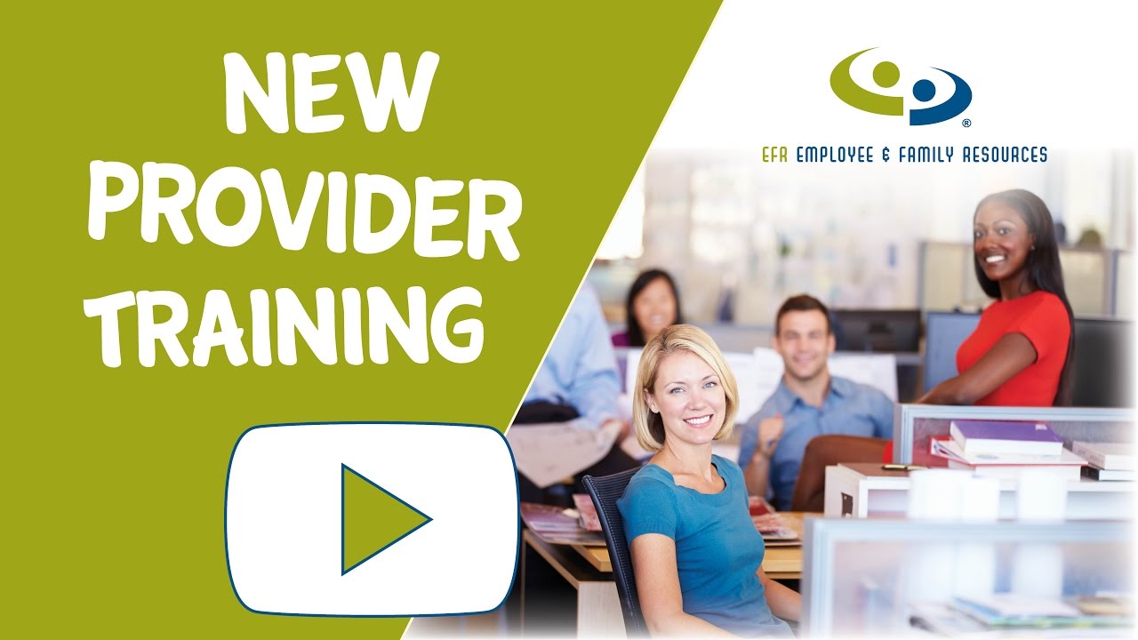 New Provider Training Webinar - YouTube