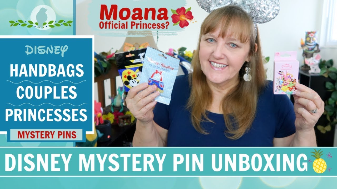 DISNEY MYSTER PIN UNBOXING & Moana Talk | Disney Handbags, Couples ...