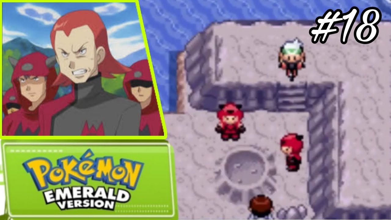 FIRST ENCOUNTER WITH THE TEAM MAGMA | Pokémon Emerald - Part 18 - YouTube