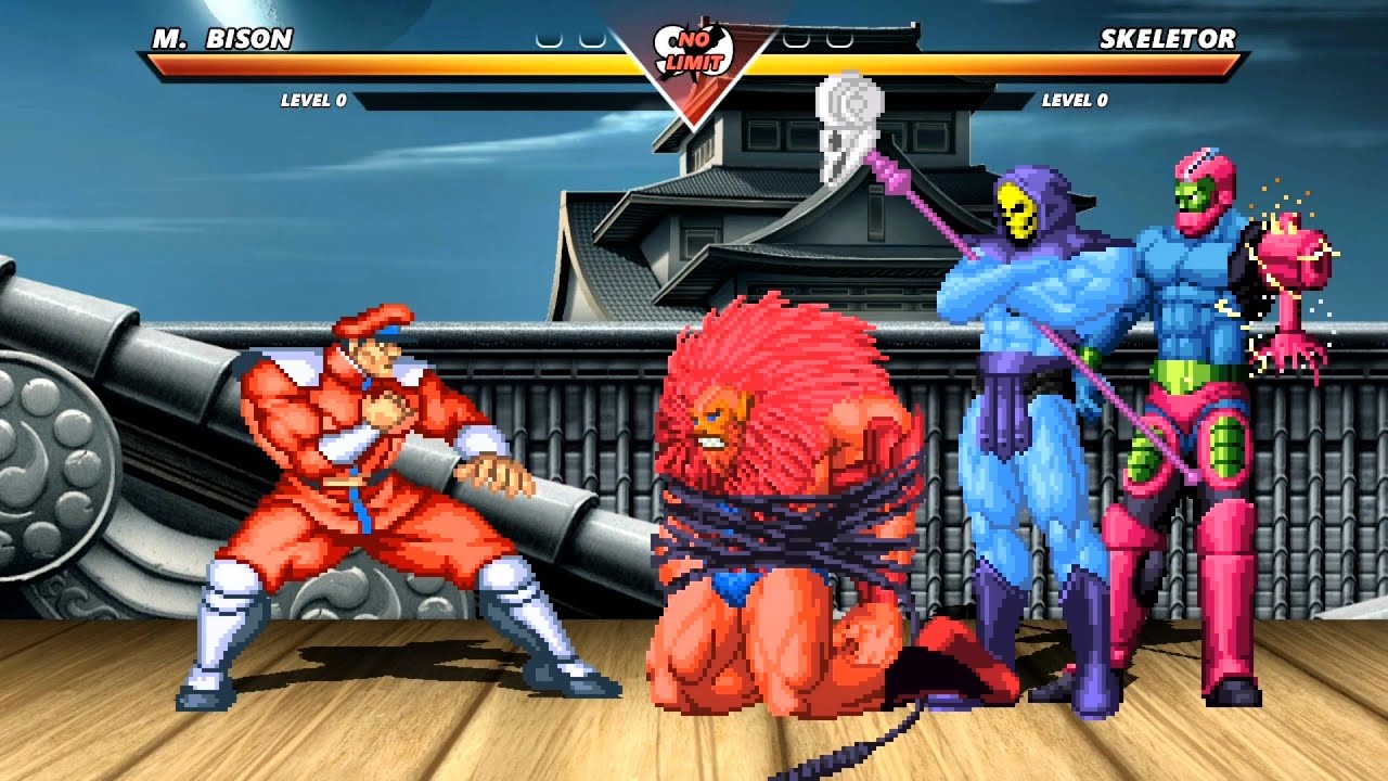 M. BISON vs SKELETOR - Highest Level Awesome Fight! EPIC GAMEPLAY - YouTube