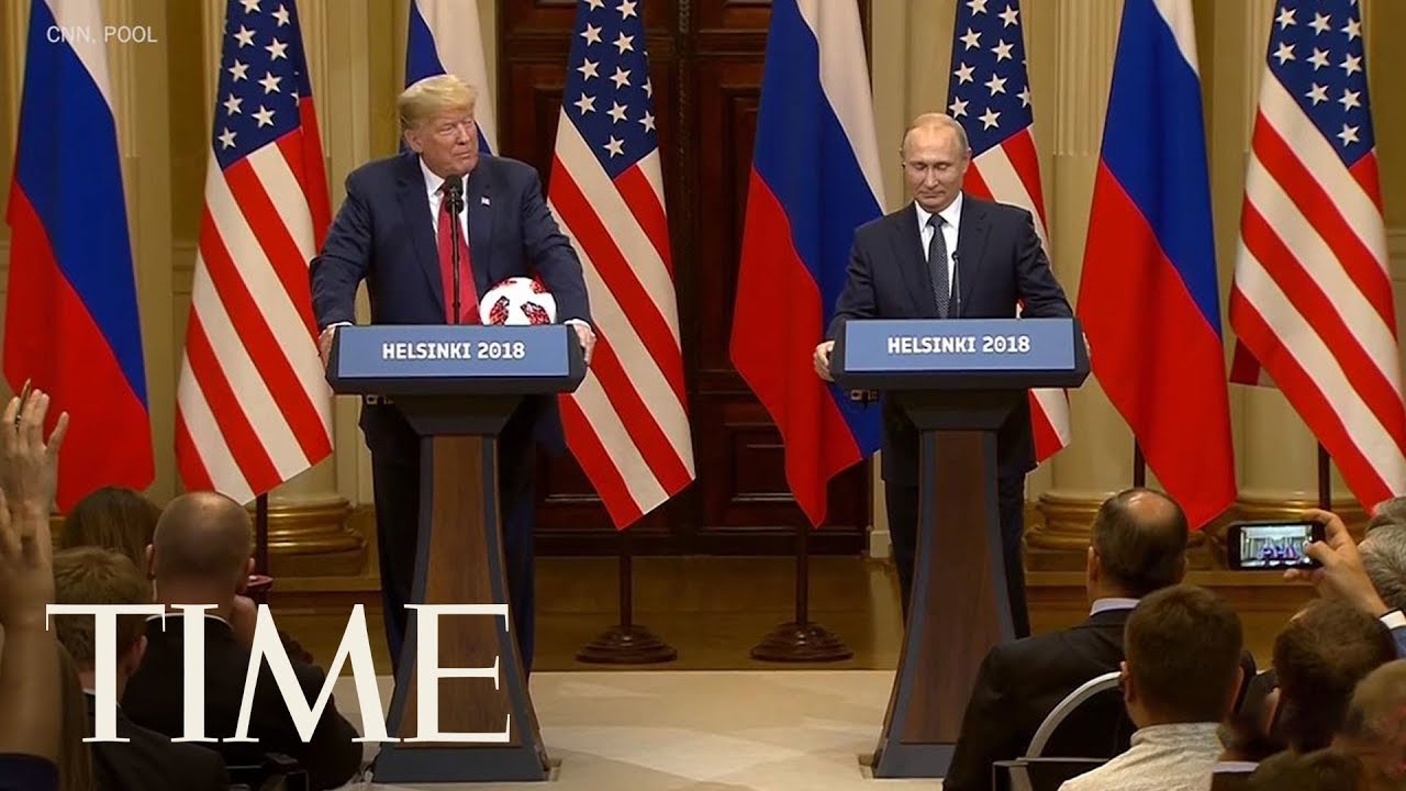 Putin Gives Trump A Soccer Ball After Russia Hosted The World Cup ...