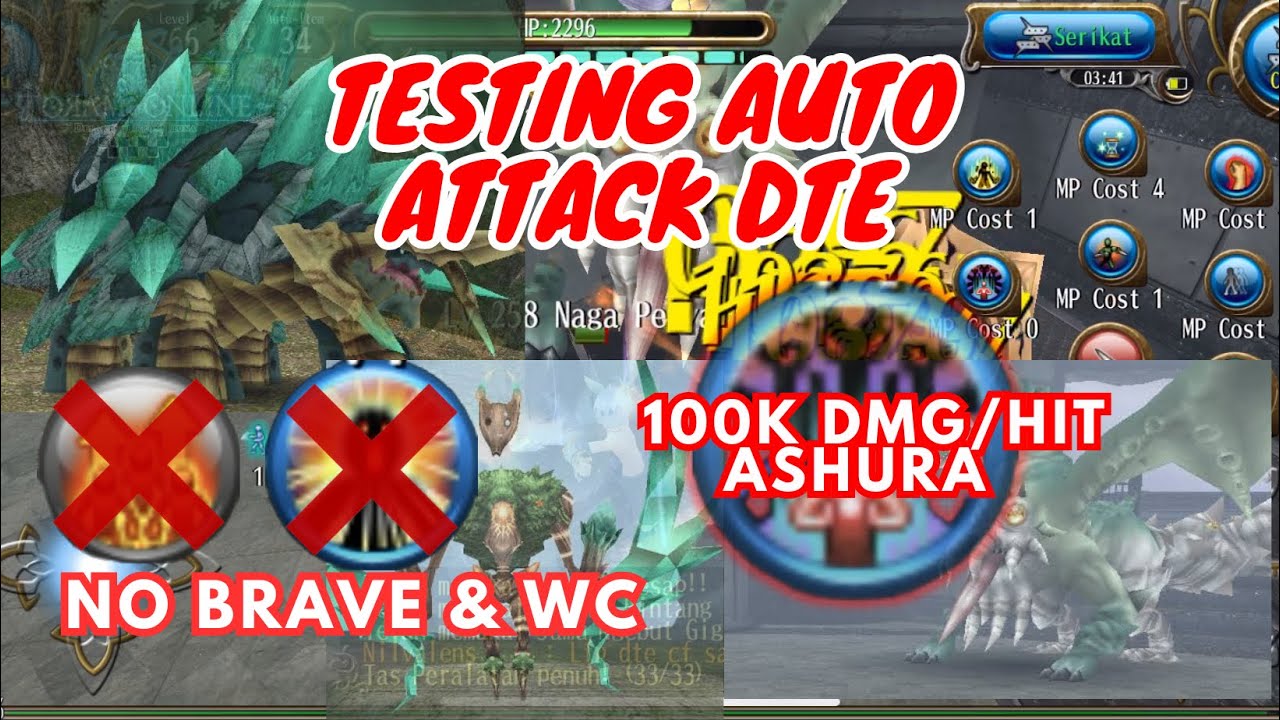 THE REAL DPS (DAMAGE PER SECOND) | AUTO ATTACK BUILD | TORAM ONLINE ...