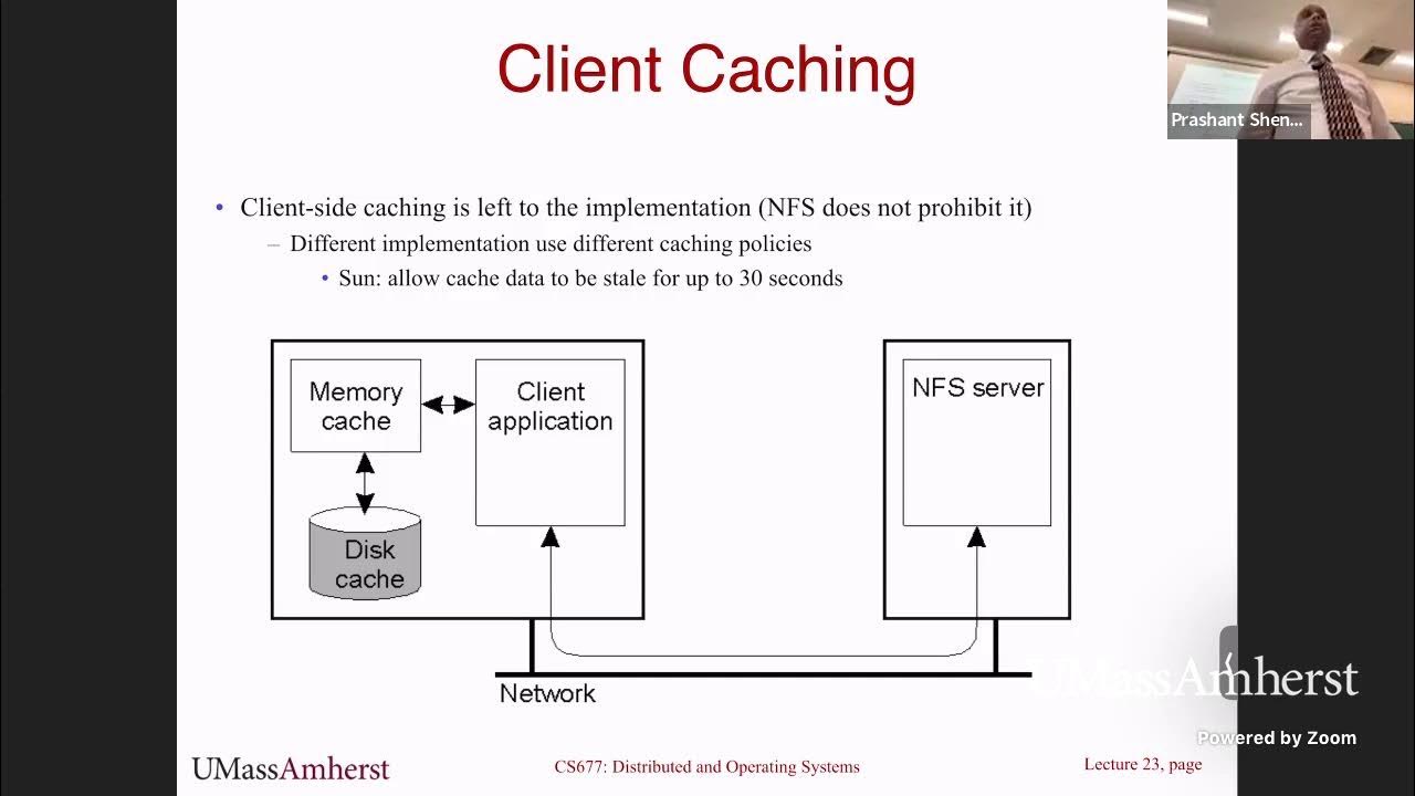 Umass Cs677 Spring 23 Lecture 23 Distributed File Systems Youtube