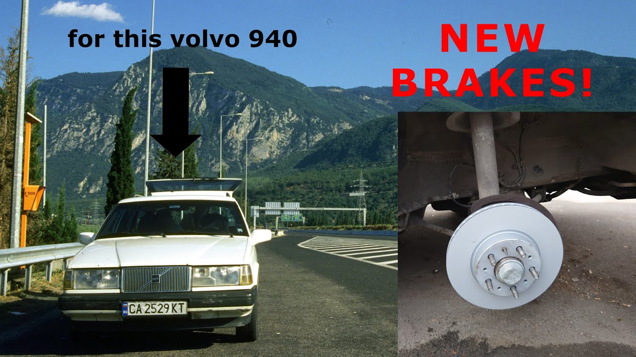 Volvo 940 complete front brake overhaul! - YouTube