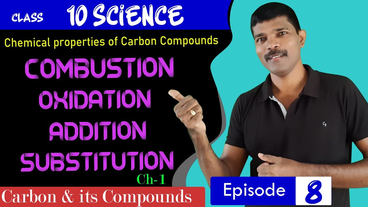 Part 8 || Combustion Oxidation Addition & Substitution Reaction ...