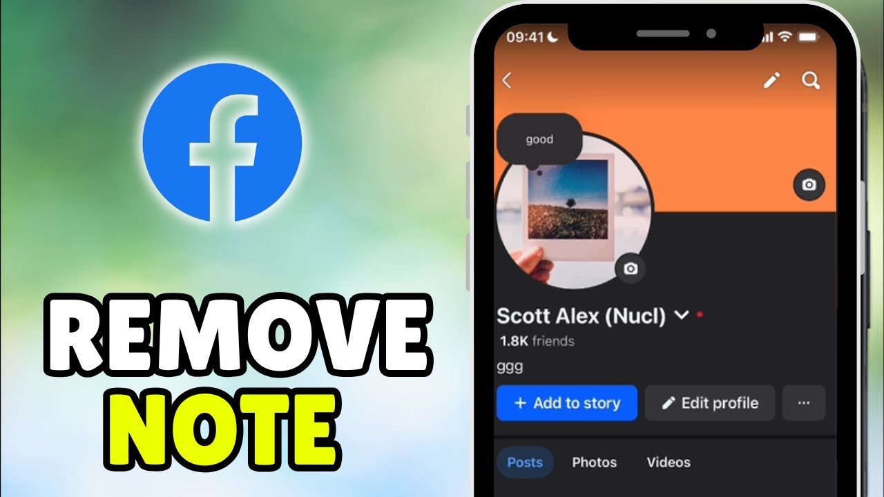 How To Remove Note On Facebook Profile - remove note bubble on Facebook ...