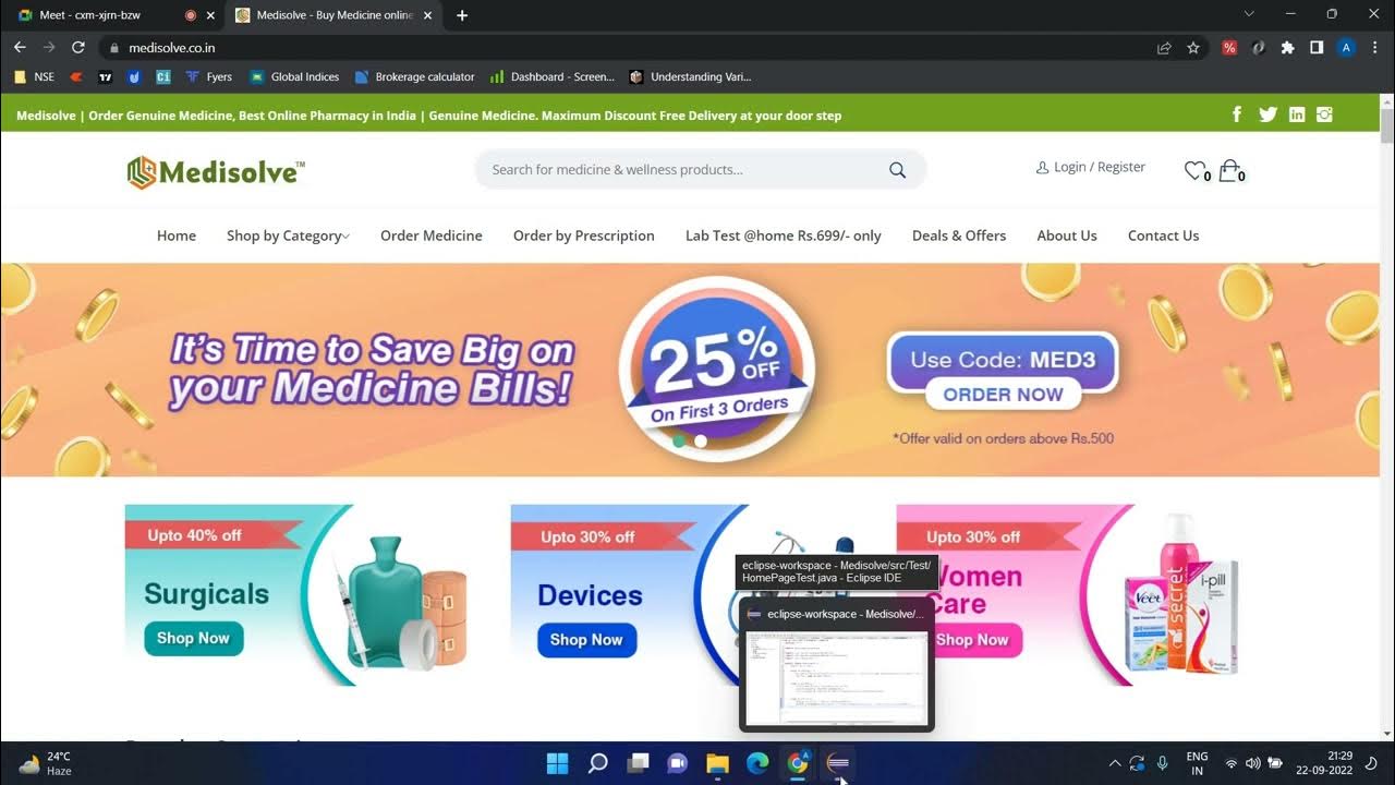 Session - 2 (Page Object Model implementation using @FindBy annotation and PageFactory Class ...