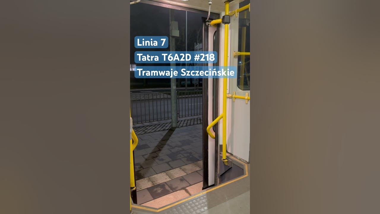 Otwieranie i zamykanie drzwi w Tatrze T6A2D #218 - YouTube