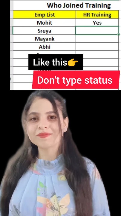Lets Learn This Amazing Excel Trick💁♀️exceltricks Exceltips Learnexcel Msexcel