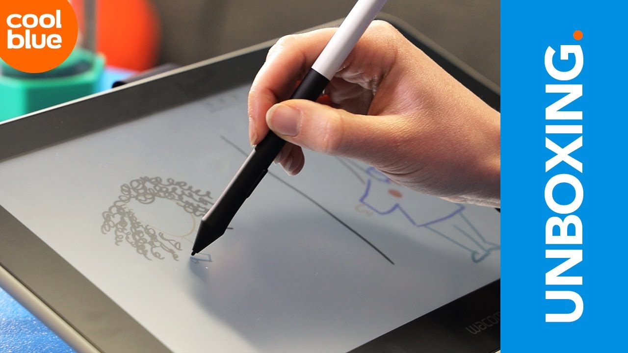 Wacom One Touch Display - Unboxing in 60 seconden - YouTube