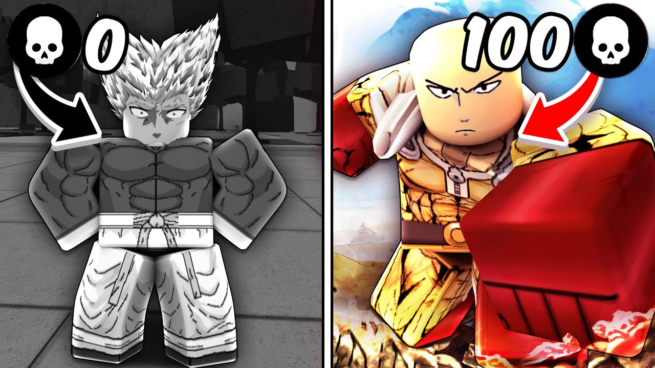 Unlocking a NEW MOVE With Every KILL in Saitama Battlegrounds.. (Roblox ...