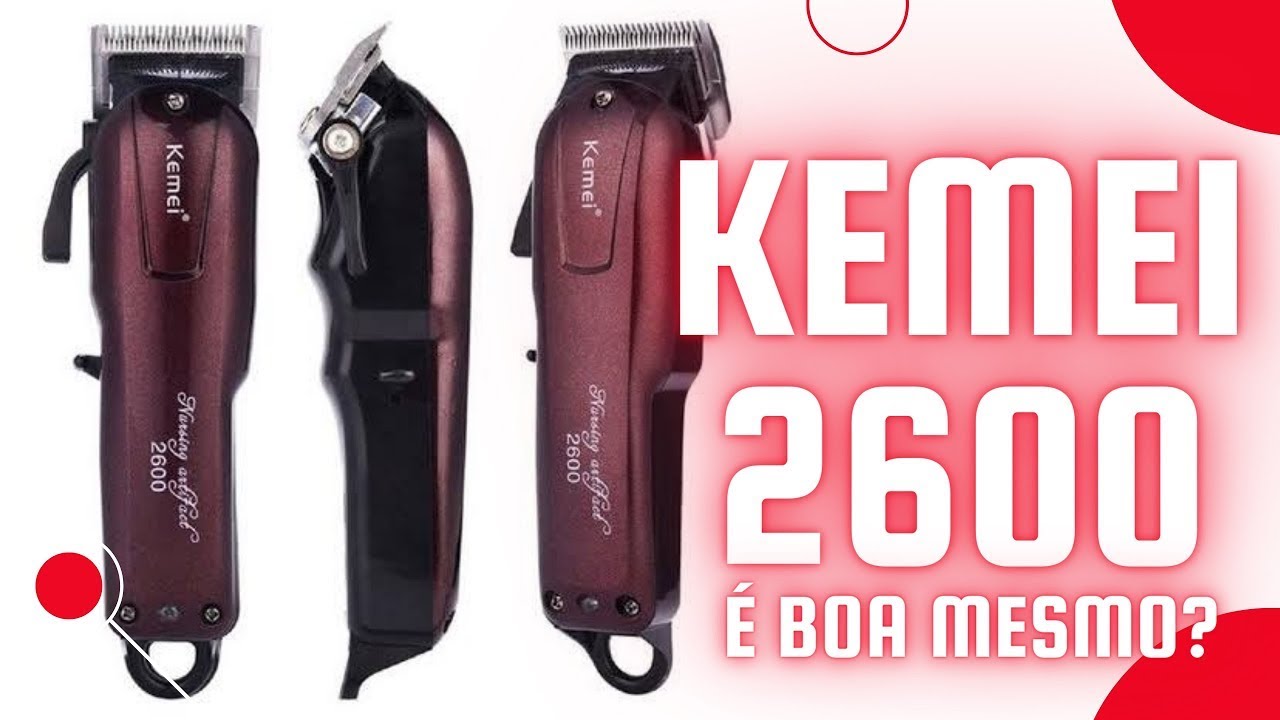 KEMEI 2600 MAQUINA - VALE A PENA COMPRAR - YouTube