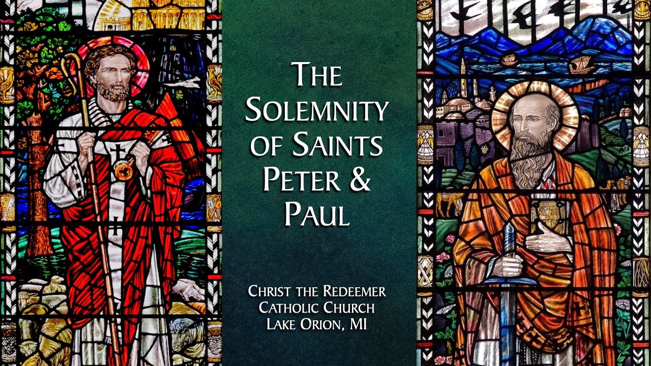 CTR-LO LIVE-STREAMED MASS: The Solemnity of Saints Peter & Paul - 06-28 ...