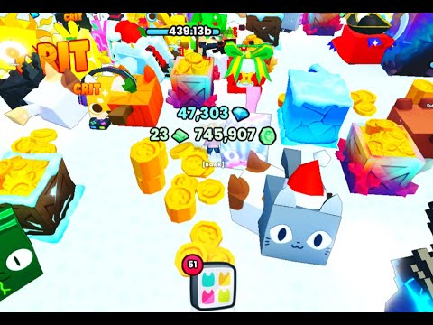 Farming Pet Sim 99 getting the best DROPS COINS & DIAMONDS combo # ...