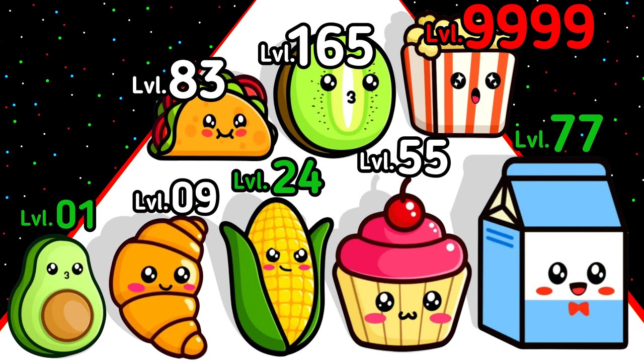(2025) Let Food Run Level Up Food Evolution Max_Level 3D Gameplay - YouTube