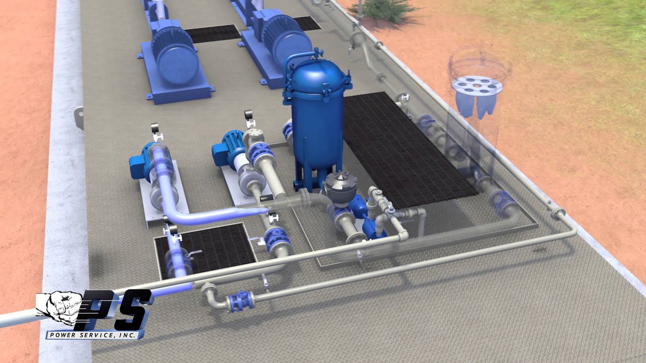 Power Service Inc - Salt Water Disposal Unit - Animated Example (no ...