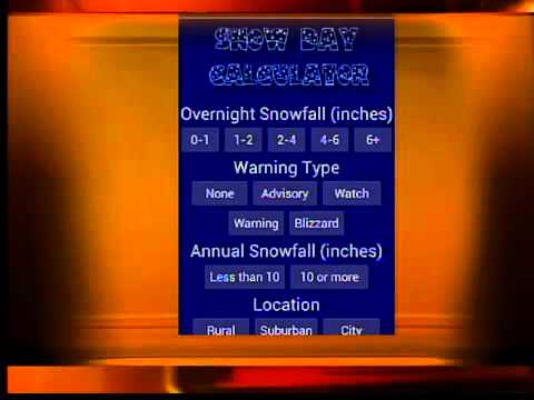 Students create snow day prediction app - YouTube