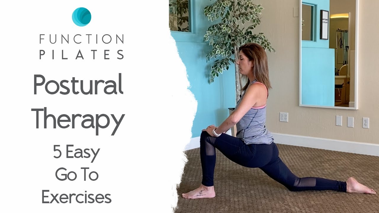 Postural Therapy ~ 5 Easy Go To Exercises - YouTube