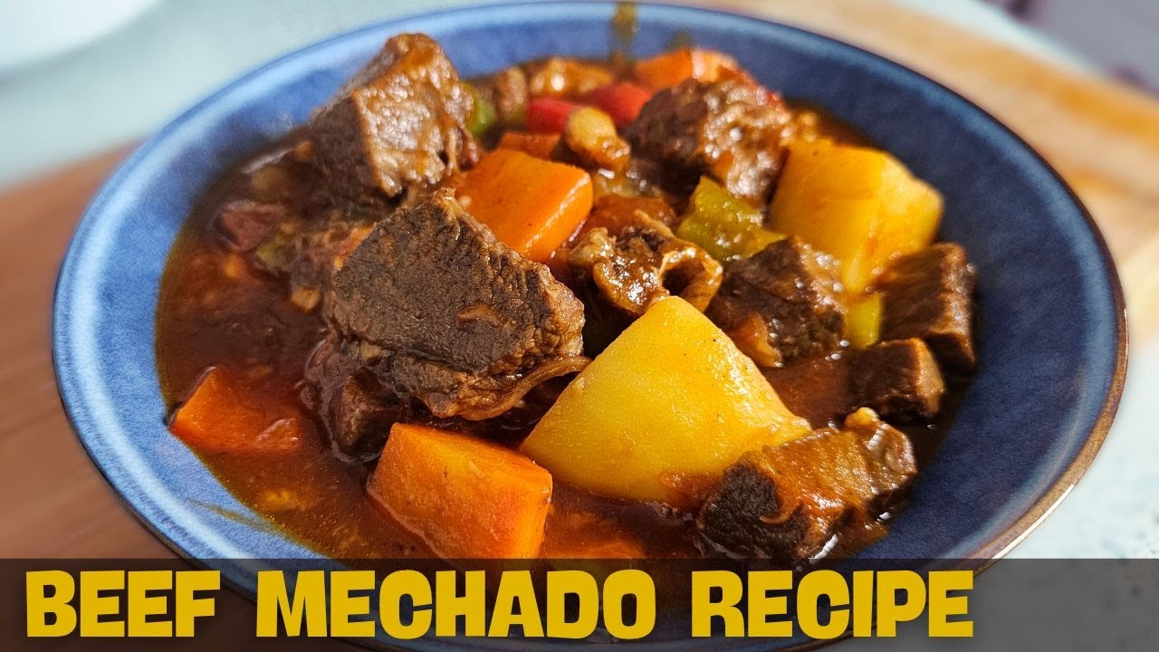 How To Cook Beef Mechado | Beef Mechado Recipe - YouTube