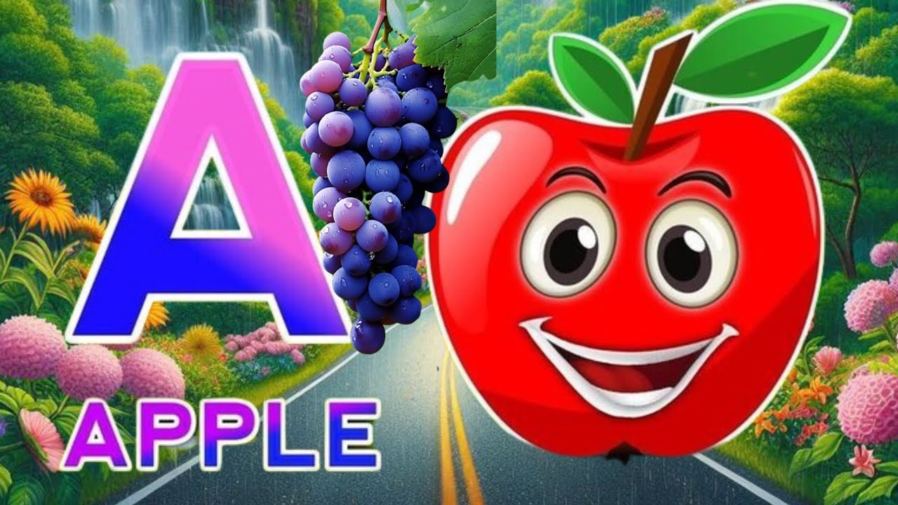 A for apple | अ से अनार | abcd | phonics song | abc | 123 numbers ...