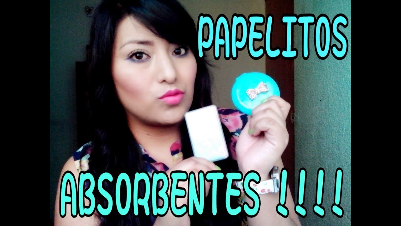 DIY-- PAPELITOS ABSORBENTES - YouTube