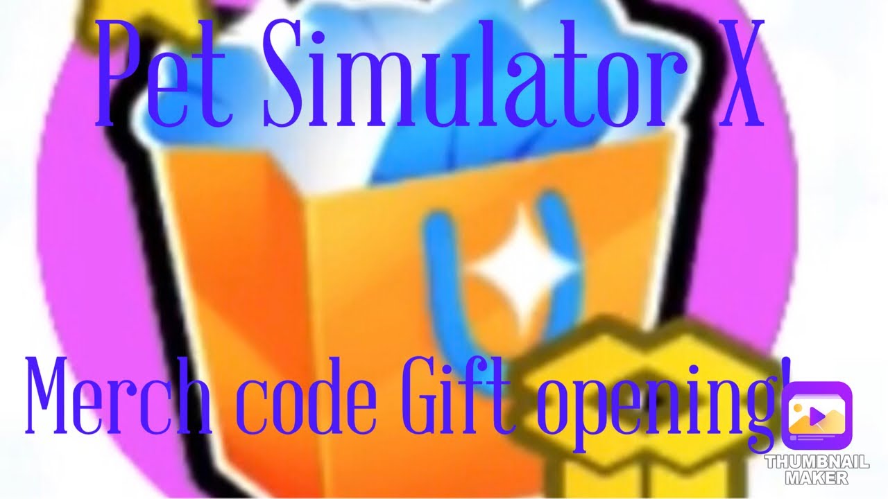 Opening Merch code Gift! (Pet Simulator X) - YouTube