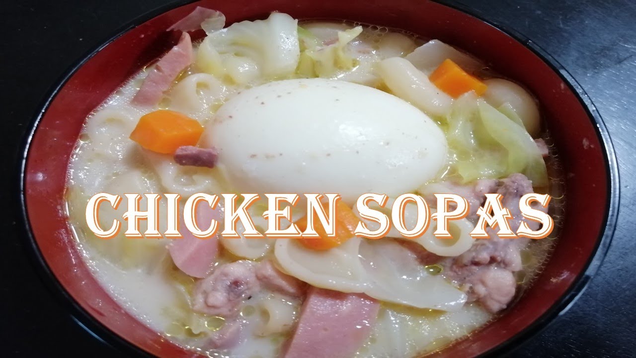 Chicken Macaroni Sopas/Easy cooking - YouTube