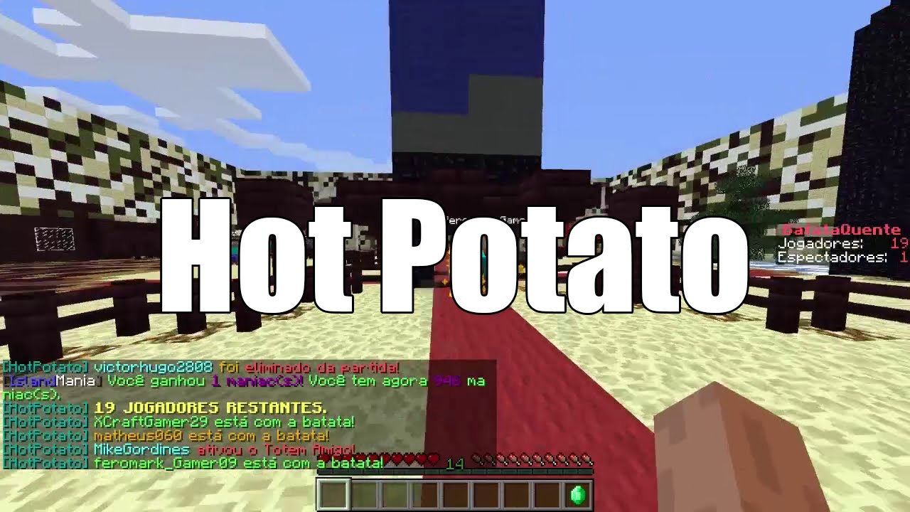 Hot Potato - Minecraft - Mini Game - Island Mania - YouTube