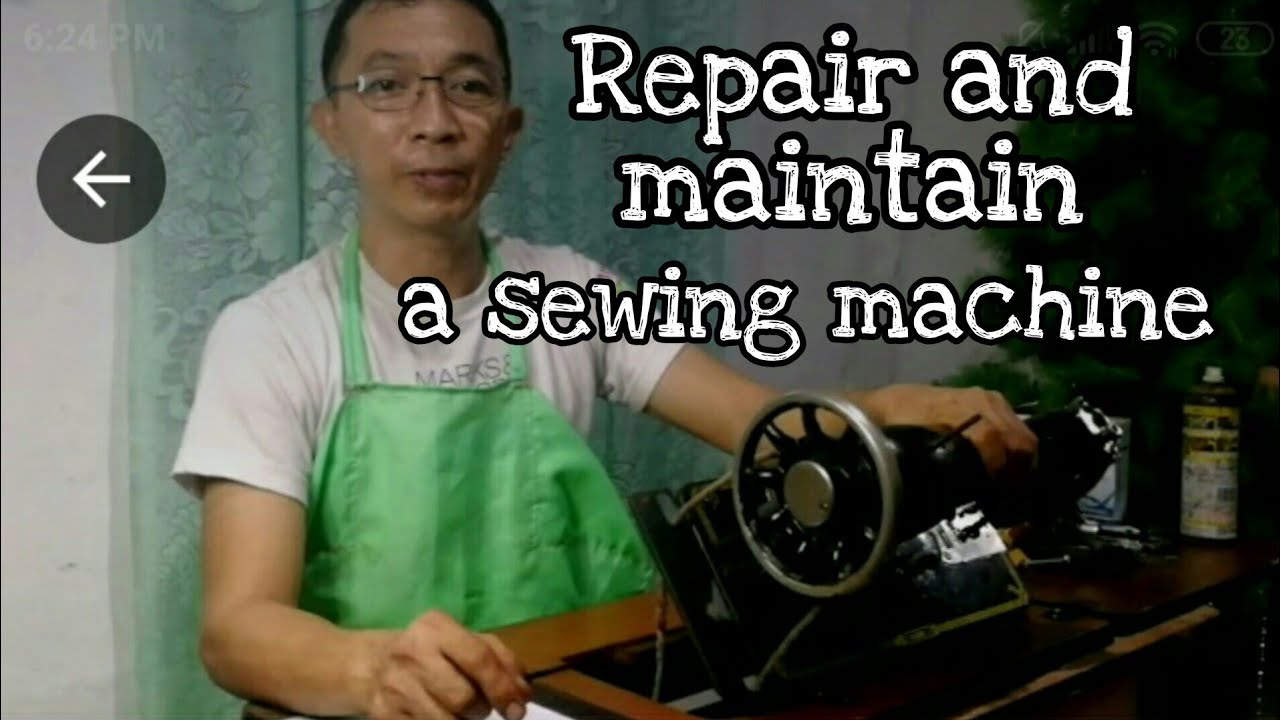 #06 How to maintain and repair a manual sewing machine. - YouTube