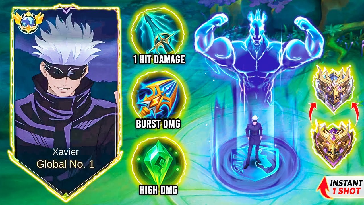 WTF NEW META! XAVIER MOST POWERFUL BUILD IN SOLO RANKED GAME! 😱 (200% ...