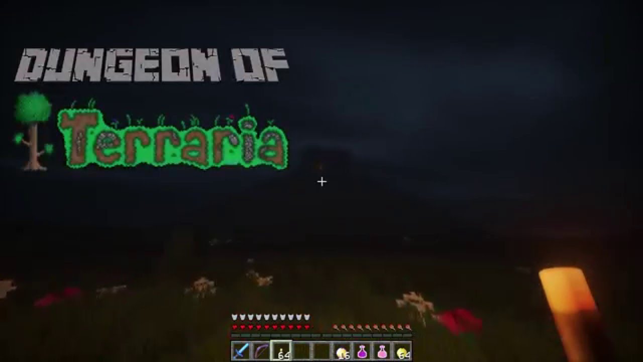 Minecraft map | Dungeon of Terraria Full Trailer - YouTube