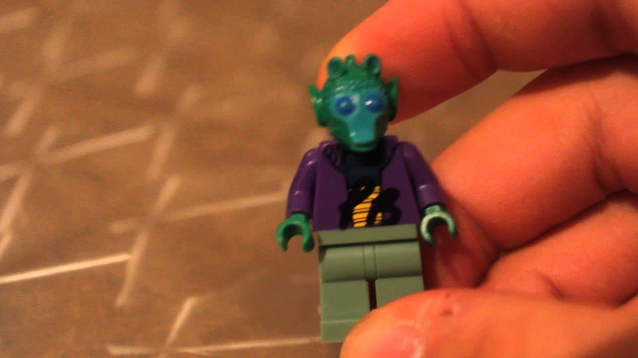 LEGO Star Wars - SIGNED - Greedo minifigure - By Paul Blake - YouTube