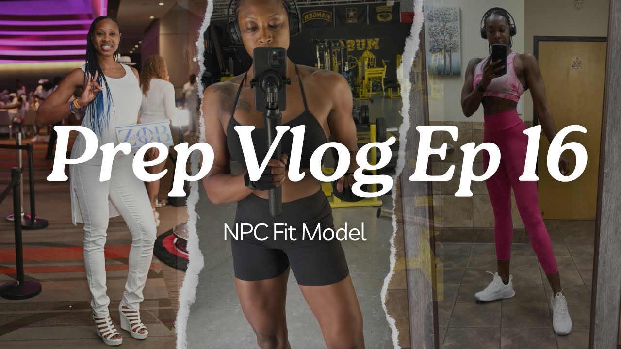 NPC Fit Model Prep Ep 16 - Shoulder Day, I'm Ready for my First Show ...