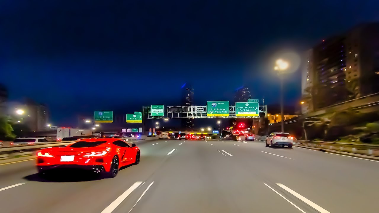 New York City 4K | Driving Through The Bronx At Night - YouTube