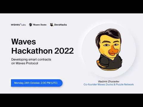 Waves Hackathon 2022. Developing smart contracts on Waves Protocol - YouTube