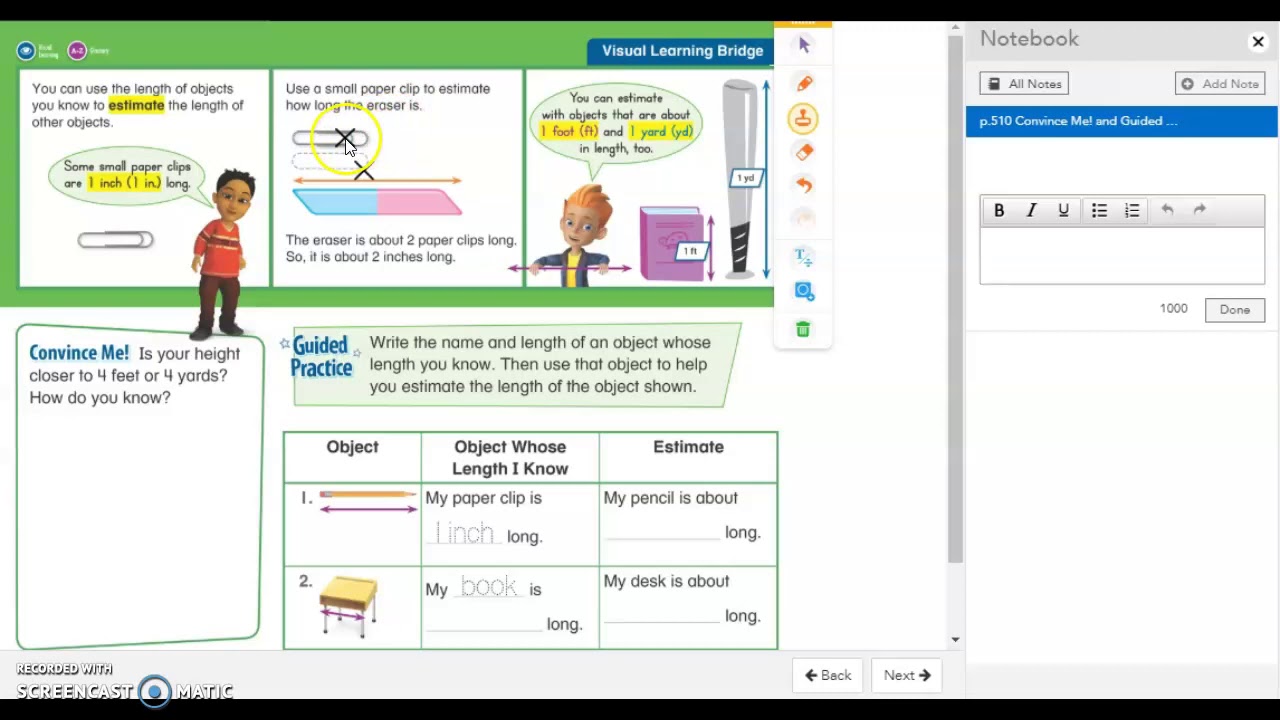 Lesson 12-1: Estimating Length - YouTube