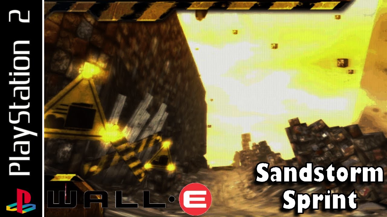 Wall-E (PS2) | Level 2 - Sandstorm Sprint | 100% - YouTube