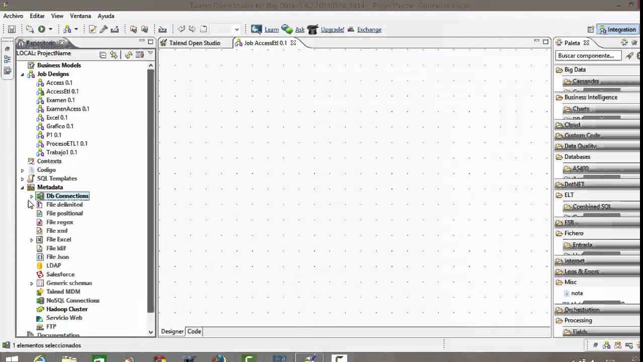 Proceso ETL Access - Postgresql con Talend Studio - YouTube