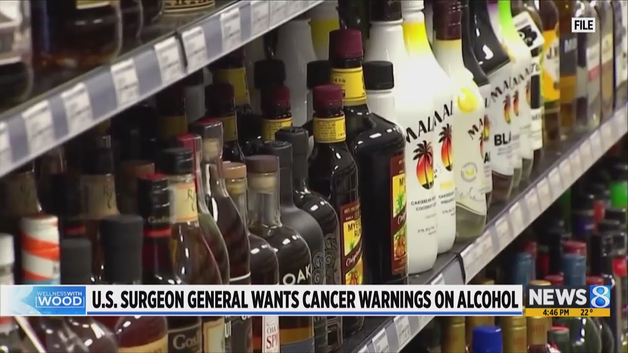 Surgeon general calls for cancer warnings on alcohol - YouTube
