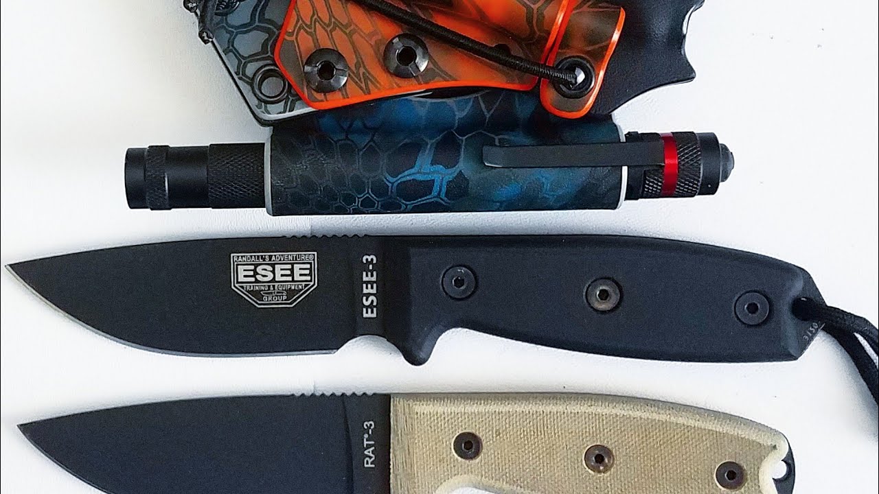 RAT-3 / ESEE-3 Kydex Sheath - YouTube