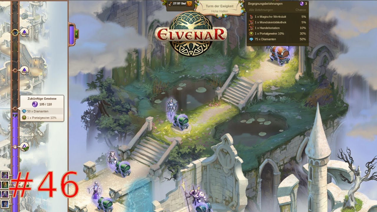 Elvenar #46: Neue Bereiche im Turm der Ewigkeit - YouTube