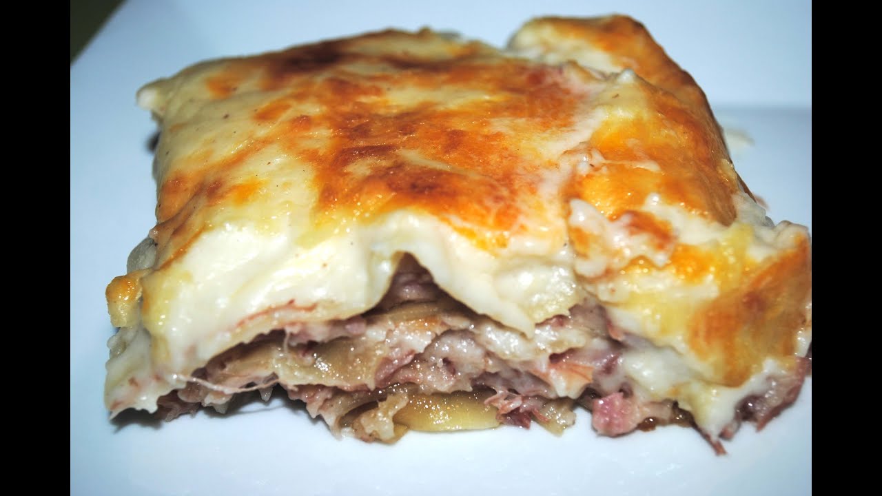 Chiken lasagna wiht duck confit - YouTube
