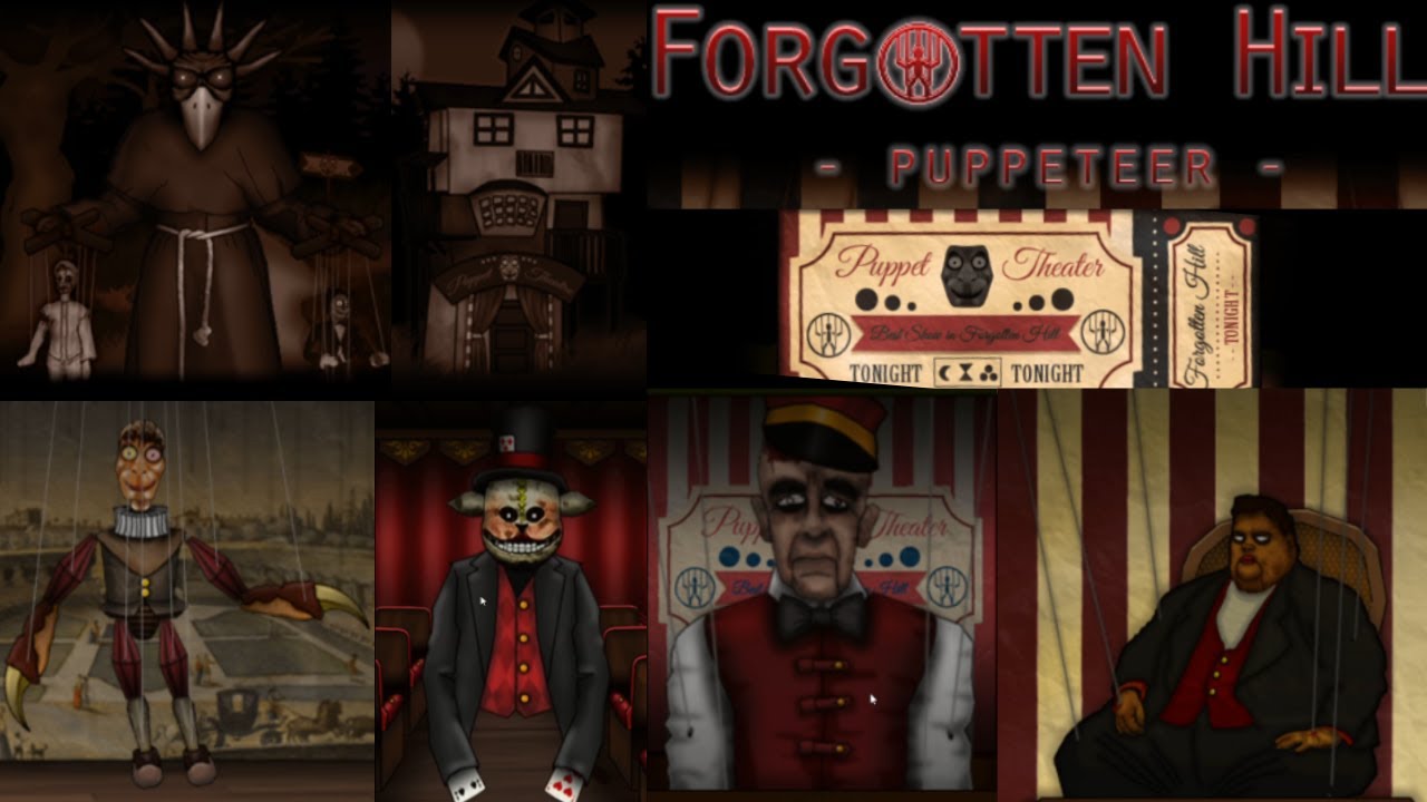 Escaping A Puppet Theater FULL Of CREEPY PUPPETS?! || Forgotten Hill ...