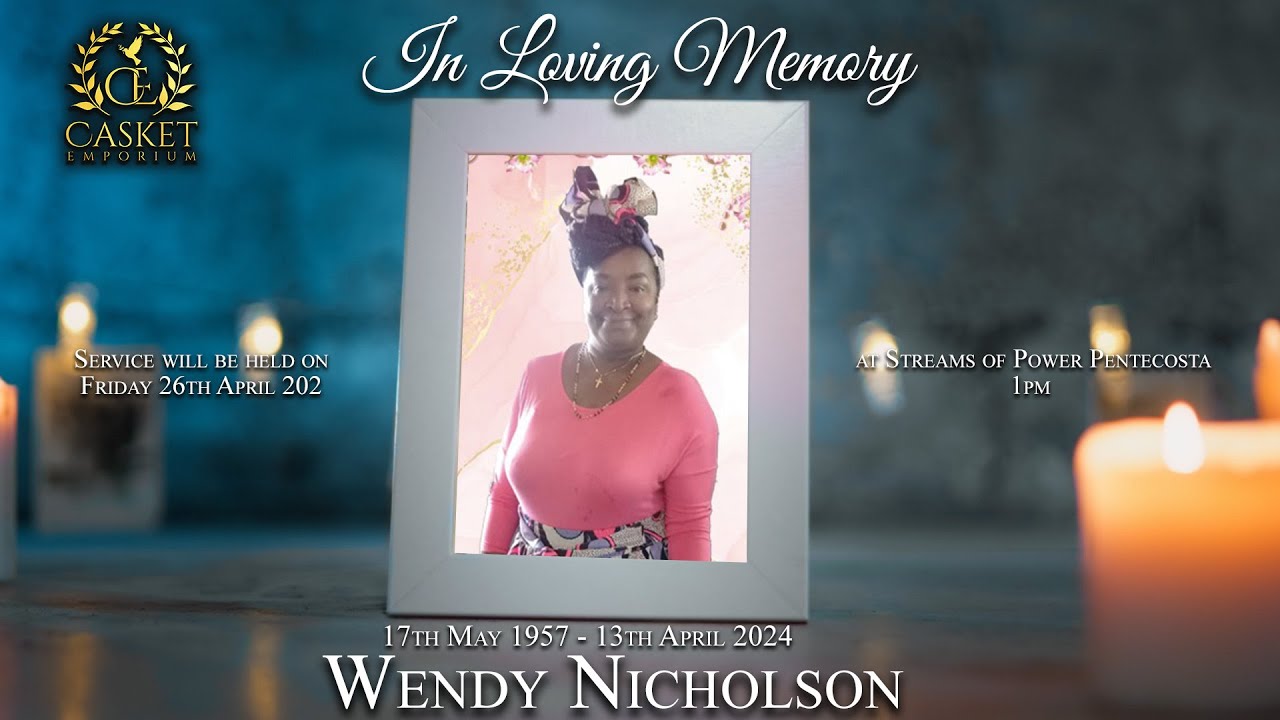 Celebrating The Life of Wendy Nicholson - YouTube