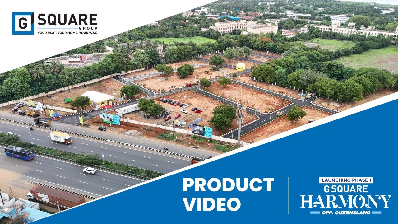 Launching G Square Harmony | Residential and Commercial plots at Poonamallee | Product Video ...