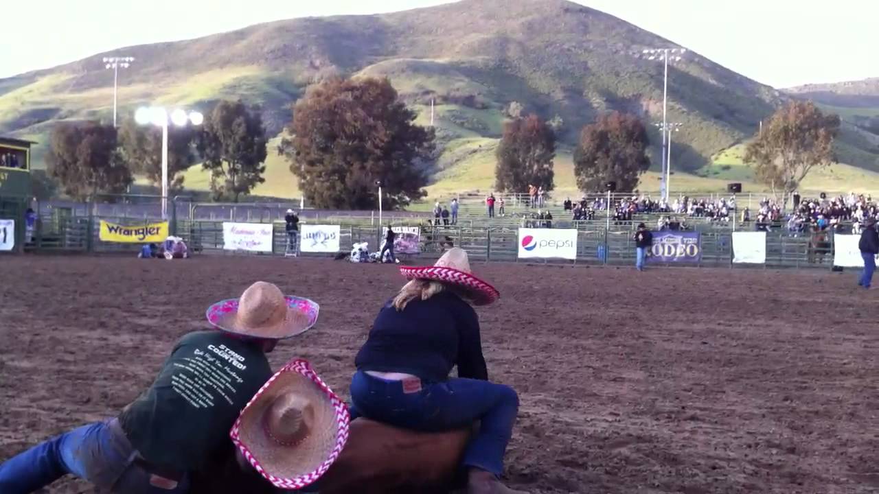 Cal Poly Rodeo, Calf Dressing 2012 - YouTube