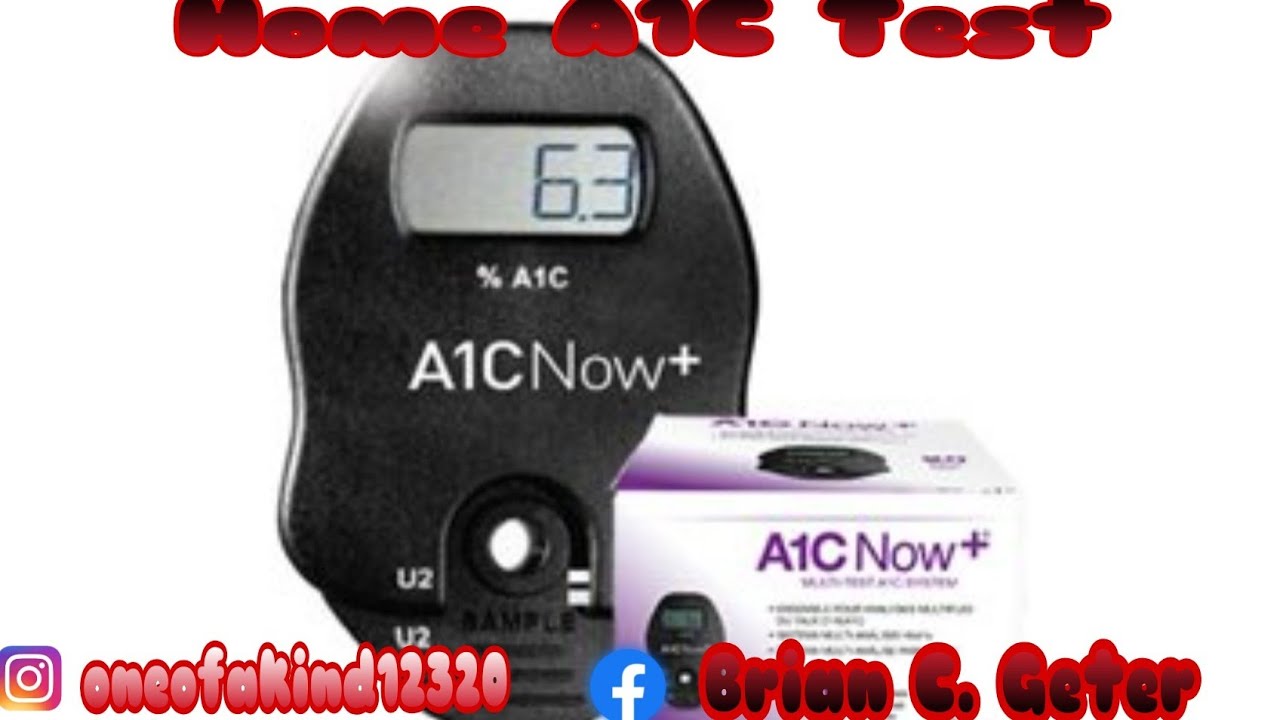 How To Take A Home A1C Test Kit!! - YouTube