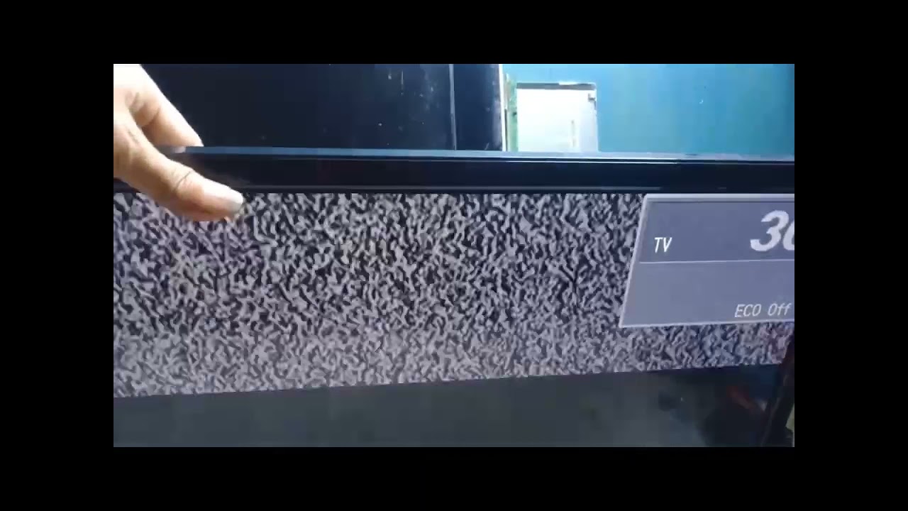 penyebab tampilan layar tv cuma sebagian. - YouTube