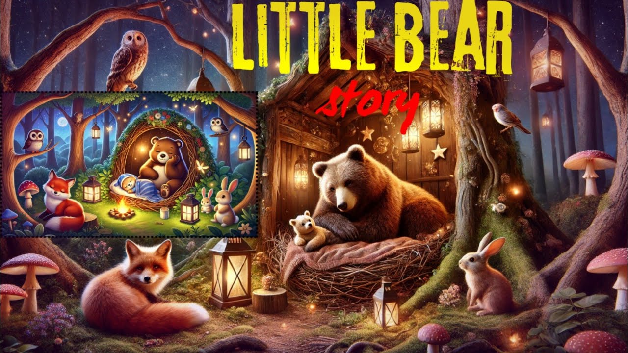 Little Bear Going to Sleep Kids Story! kids bedtime story - YouTube