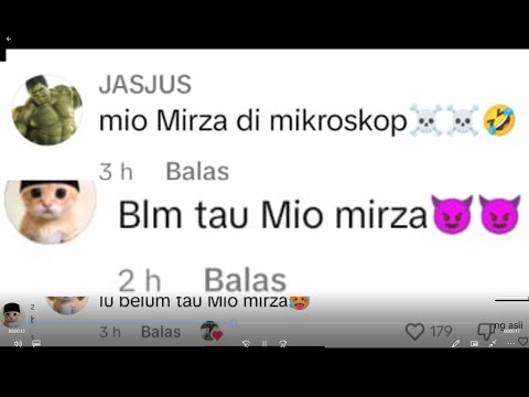 SIAPA MIO MIRZA? tiktok viral